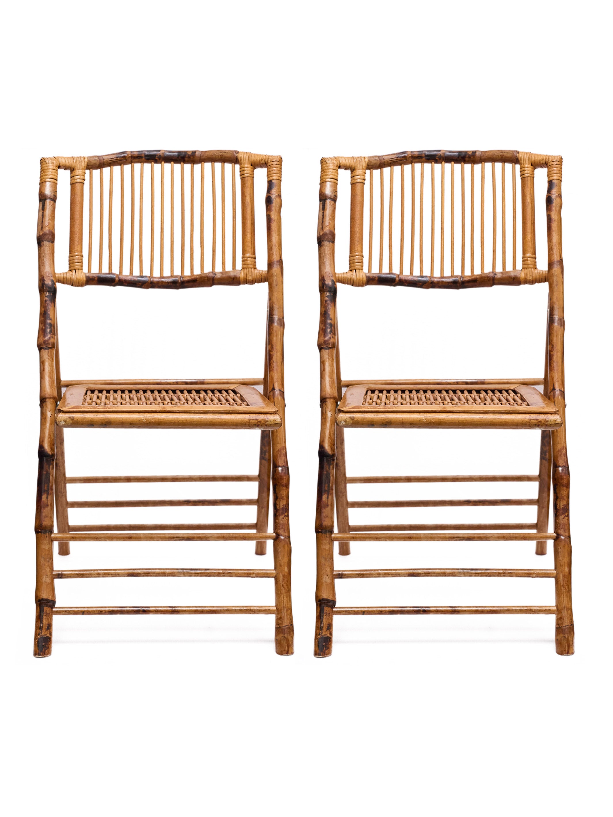 Bamboo Folding Chair Set of Two – Permanent Resident