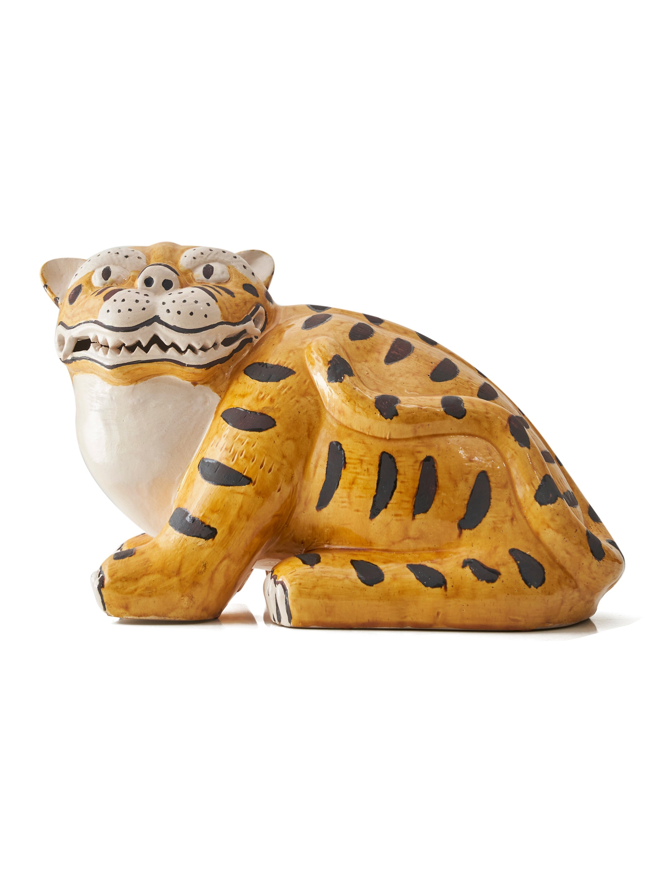 Large Ceramic Tiger Figurine | Vintage – Permanent Resident