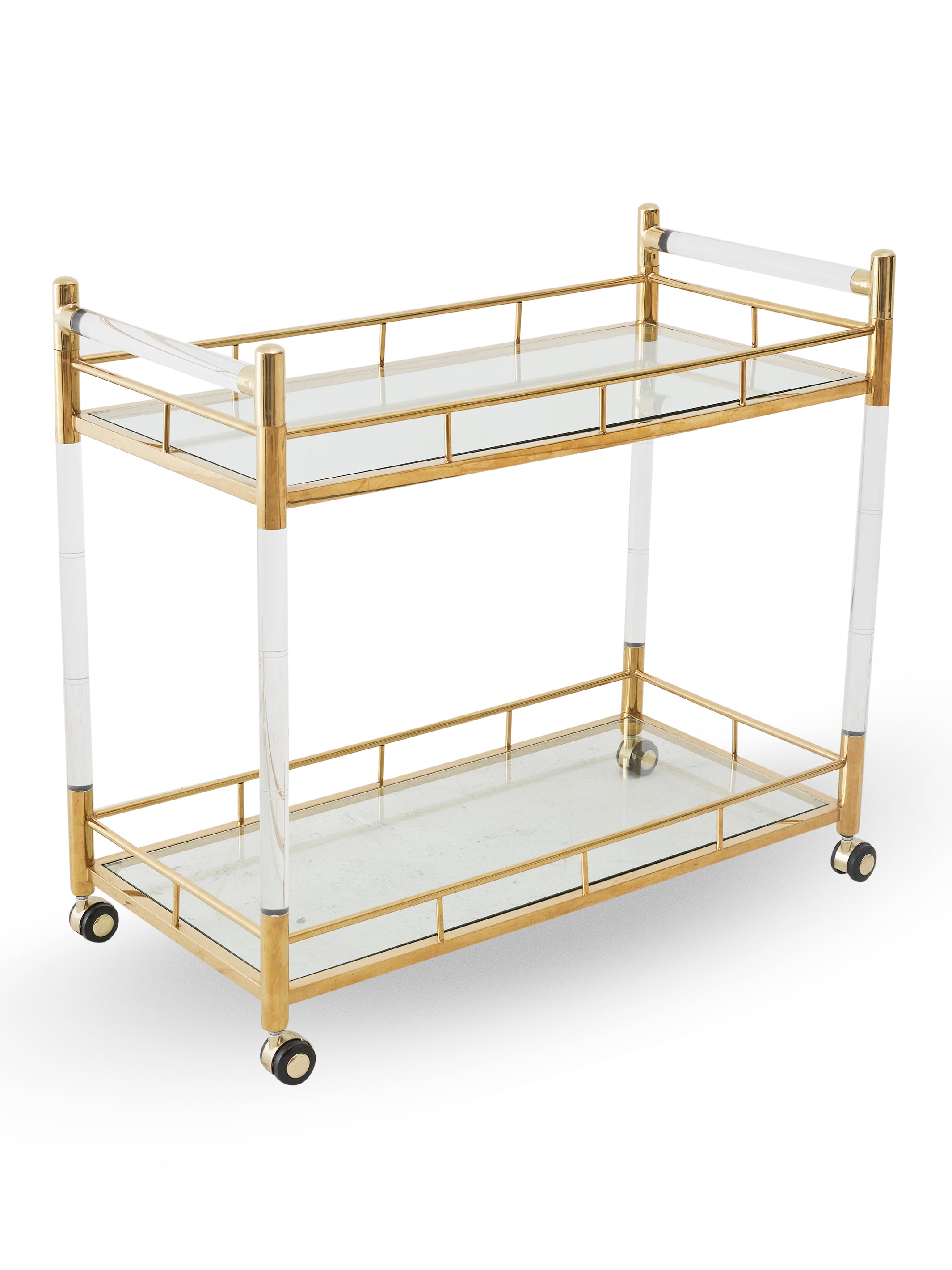 Lala Curio Lucite Bar Cart | Permanent Resident